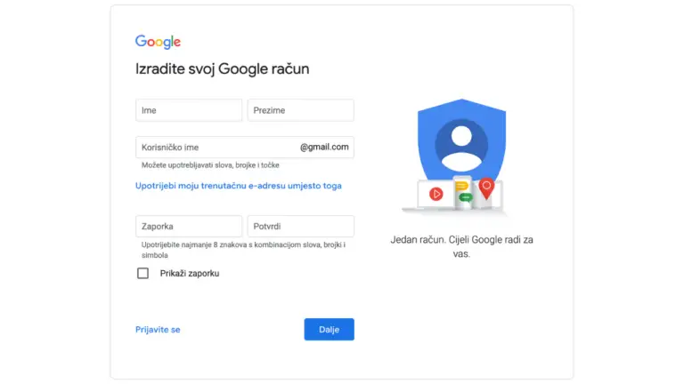 Kako napraviti besplatnu email adresu (najjednostavniji način)