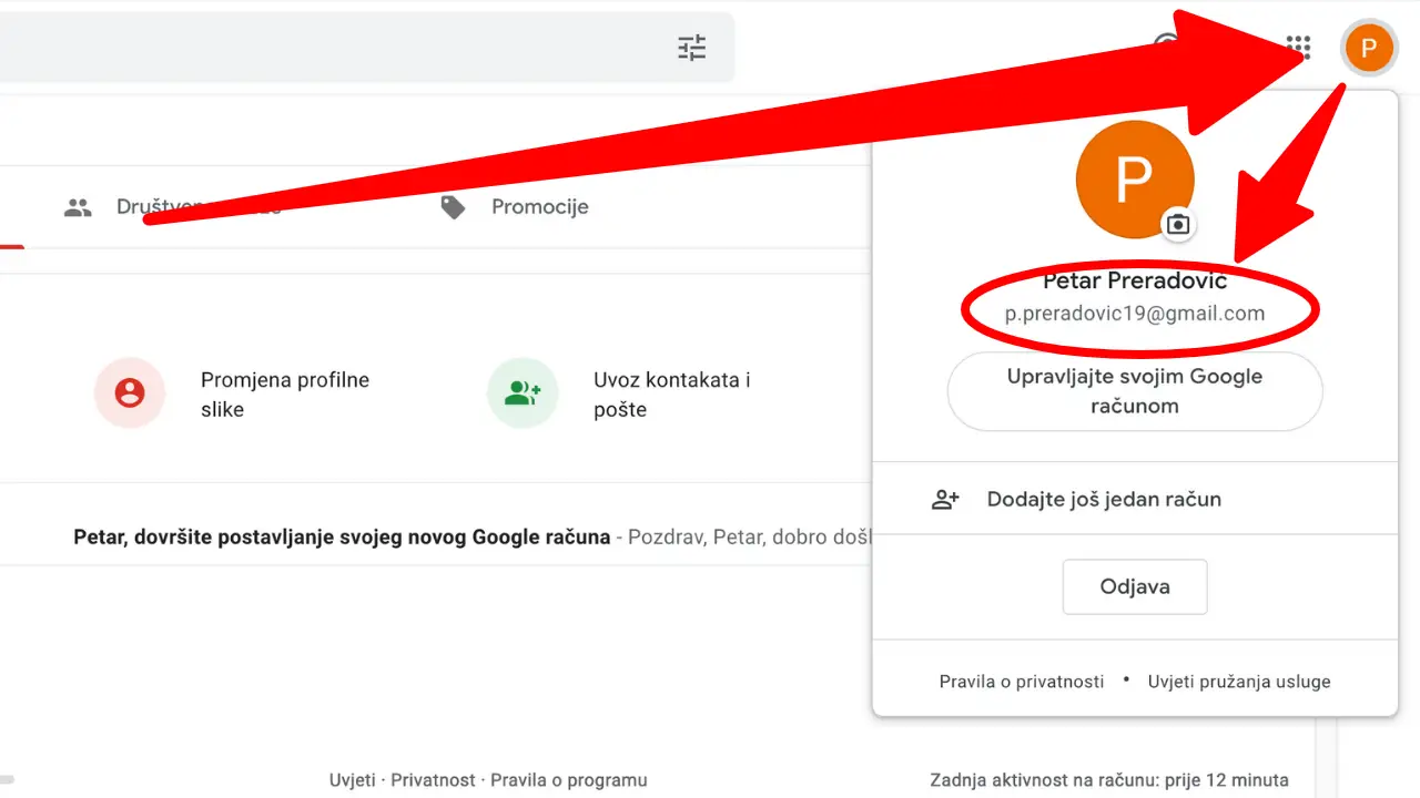Kako napraviti besplatnu email adresu (najjednostavniji način)